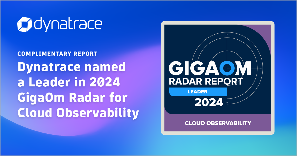 2024 GigaOm Radar for Cloud Observability 2024 GigaOm Radar for Cloud Observability